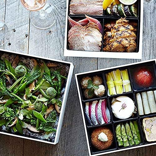 DEAN&DELUCA 3-Tier, Large, White, Divider, For 4 to 5 People, Bento Box ...