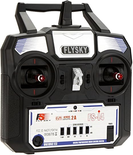 Amazon.com: Flysky FS-i4 AFHDS 2A 2.4GHz 4CH Radio System Transmitter ...