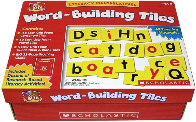 Amazon.com: Word-Building Tiles: Literacy Manipulatives [With 32 Page ...