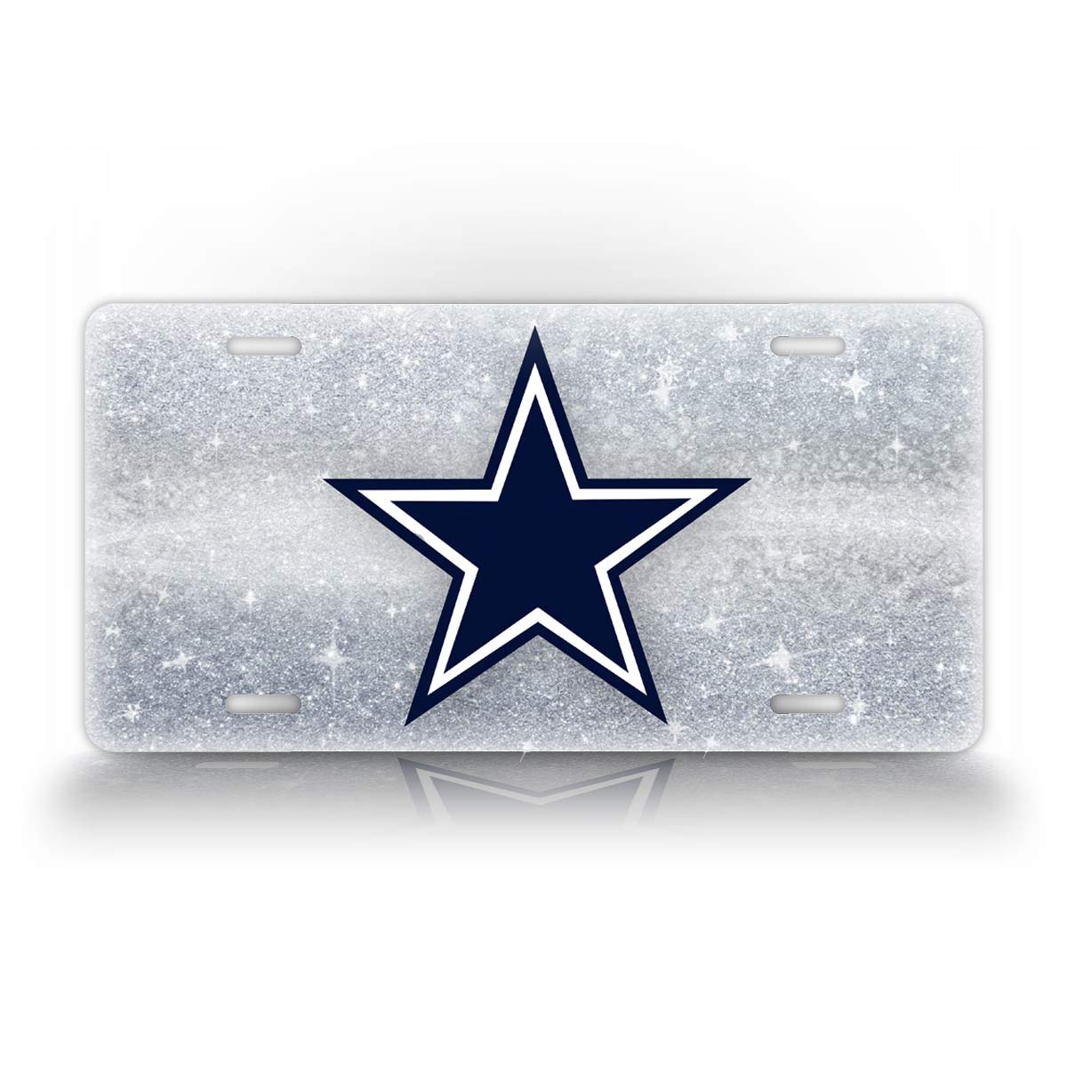 Silver Star License Plate