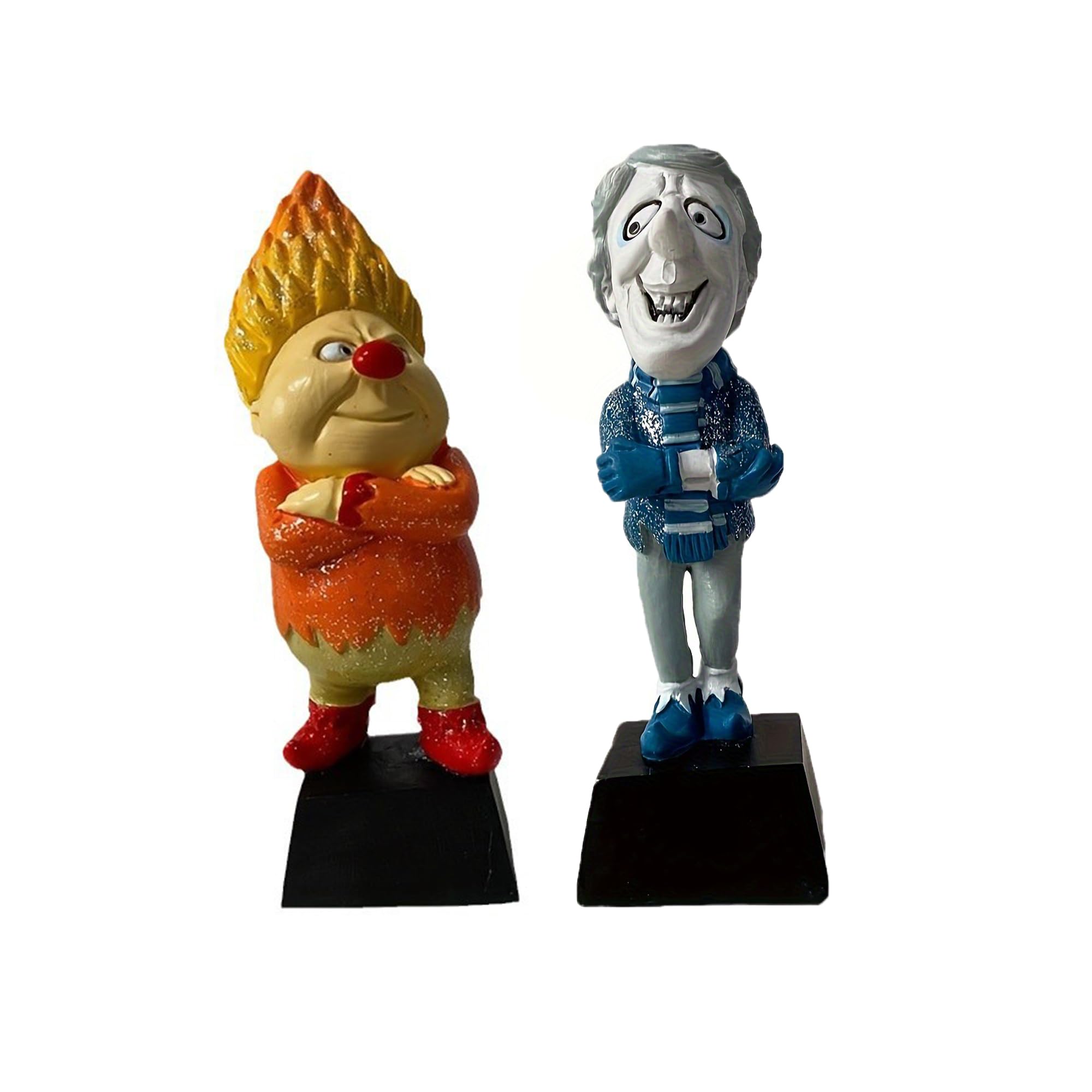 Amazon.com: Snow Miser and Heat Miser Christmas Decoration Ornaments, a ...