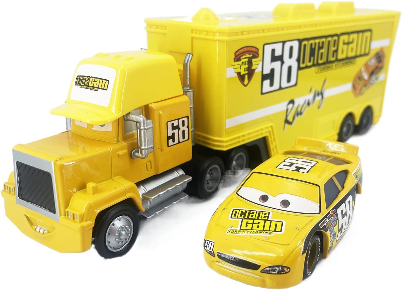 Amazon.com: Car Toy Portable Truck and Car Set, 1:55 Diecast Model Mini ...