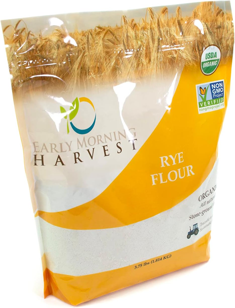 Amazon.com : Early Morning Harvest Organic Rye Flour – Made from ...