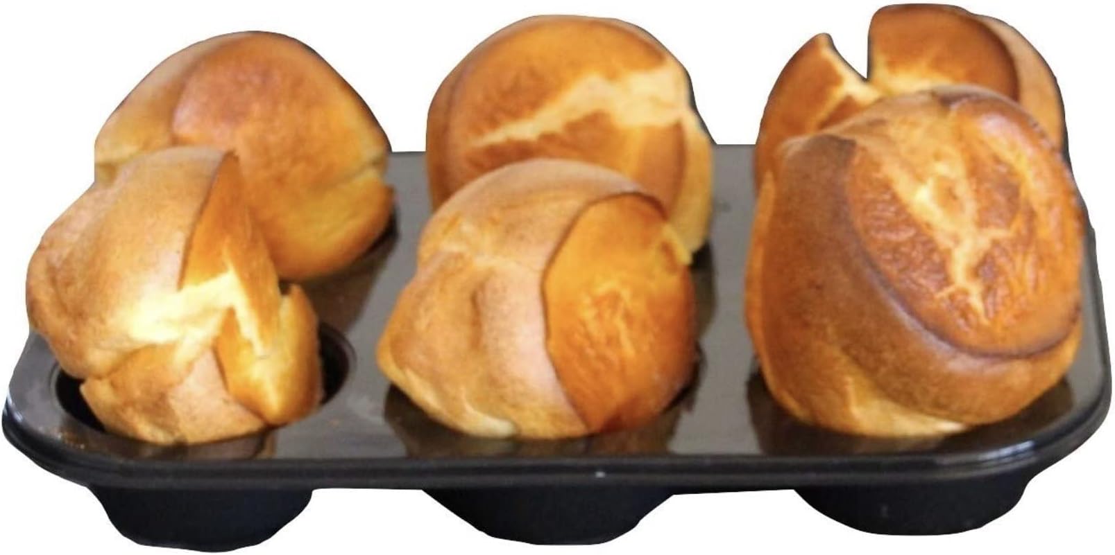 WellBake Non Stick Silicone Extra Large Yorkshire Pudding + Deep Muffin ...