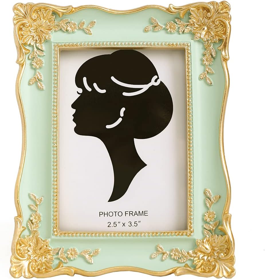Amazon.com - SIKOO Vintage Pcture Frame 2.5 x 3.5 Small Picture Frame ...