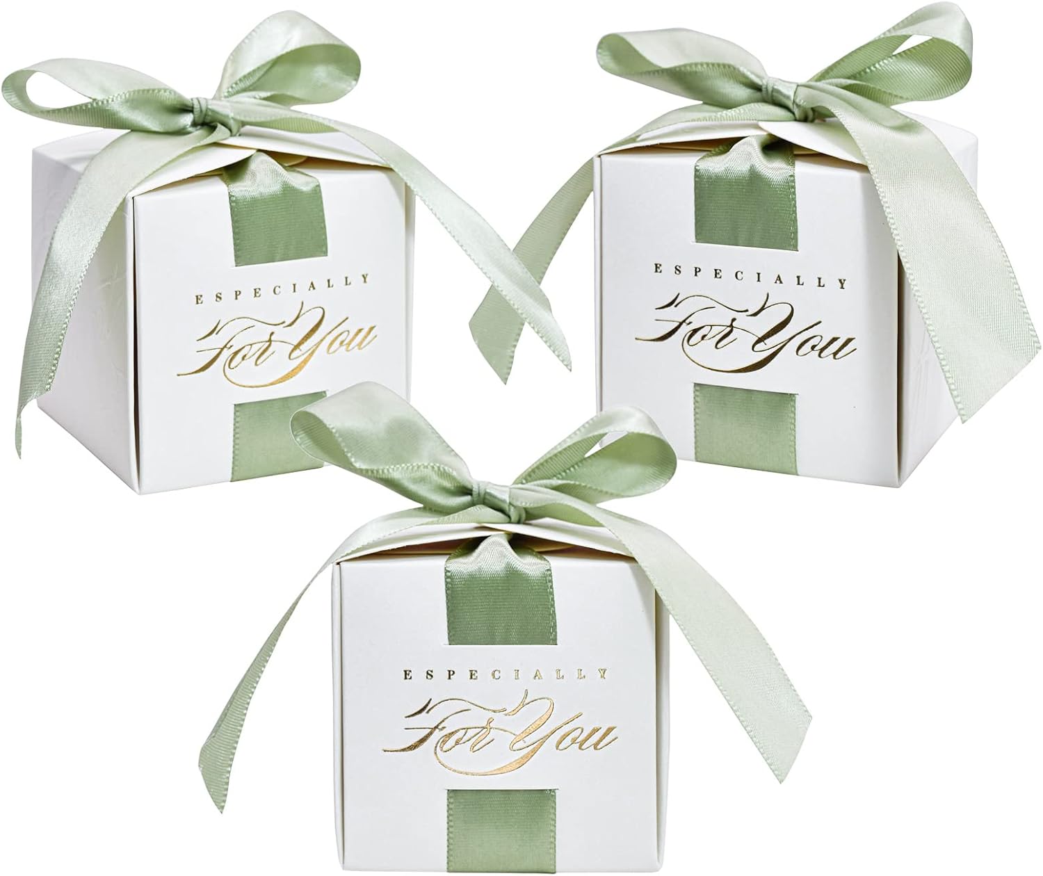 Amazon.com: Zealax 30pcs Wedding Favor Boxes White Paper Gift Boxes 2 ...