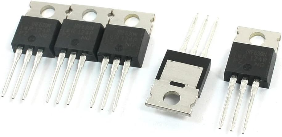 Amazon.com: uxcell 5PCS Electric Component IRF630N 200V 9.3A TO-220 N ...
