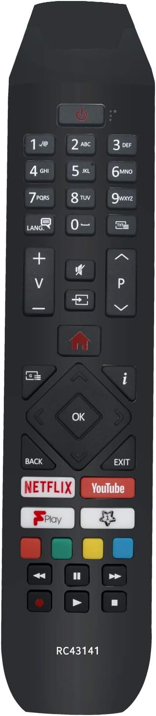 VINABTY RC43141 Remote Control Replace - rc43141 for Hitachi TV remote ...