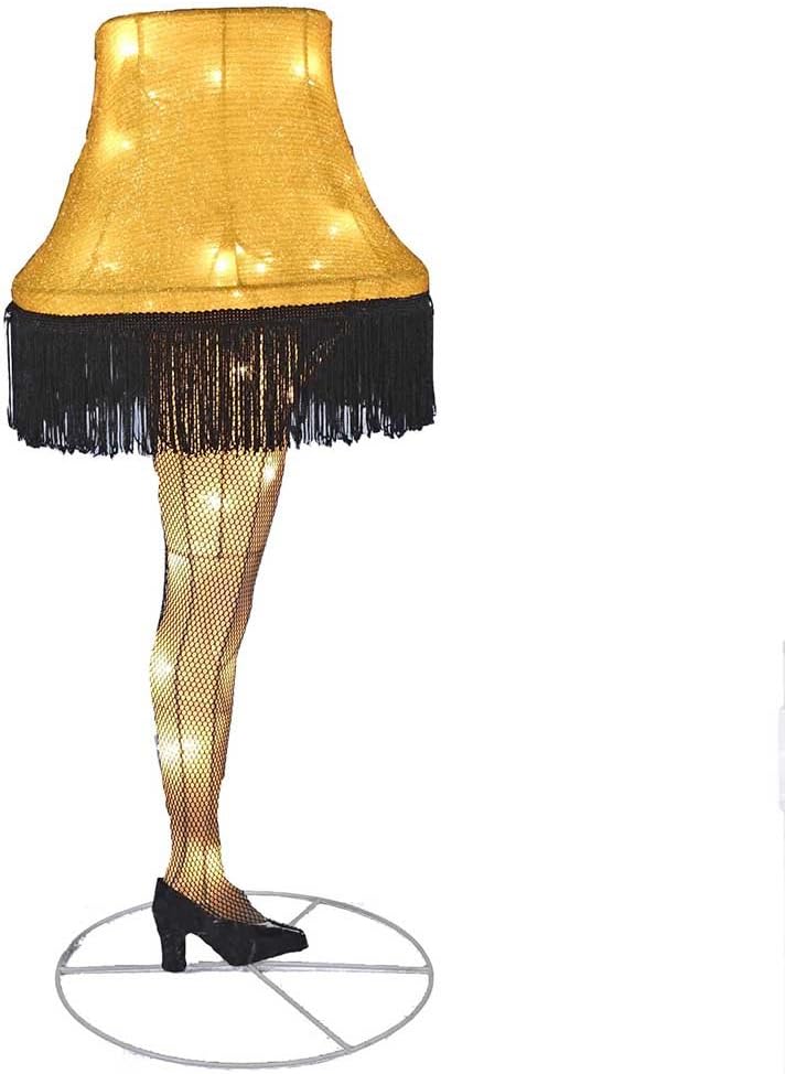 Cleveland Street Novelties 45" Christmas Deluxe Leg Lamp, Multicolor ...
