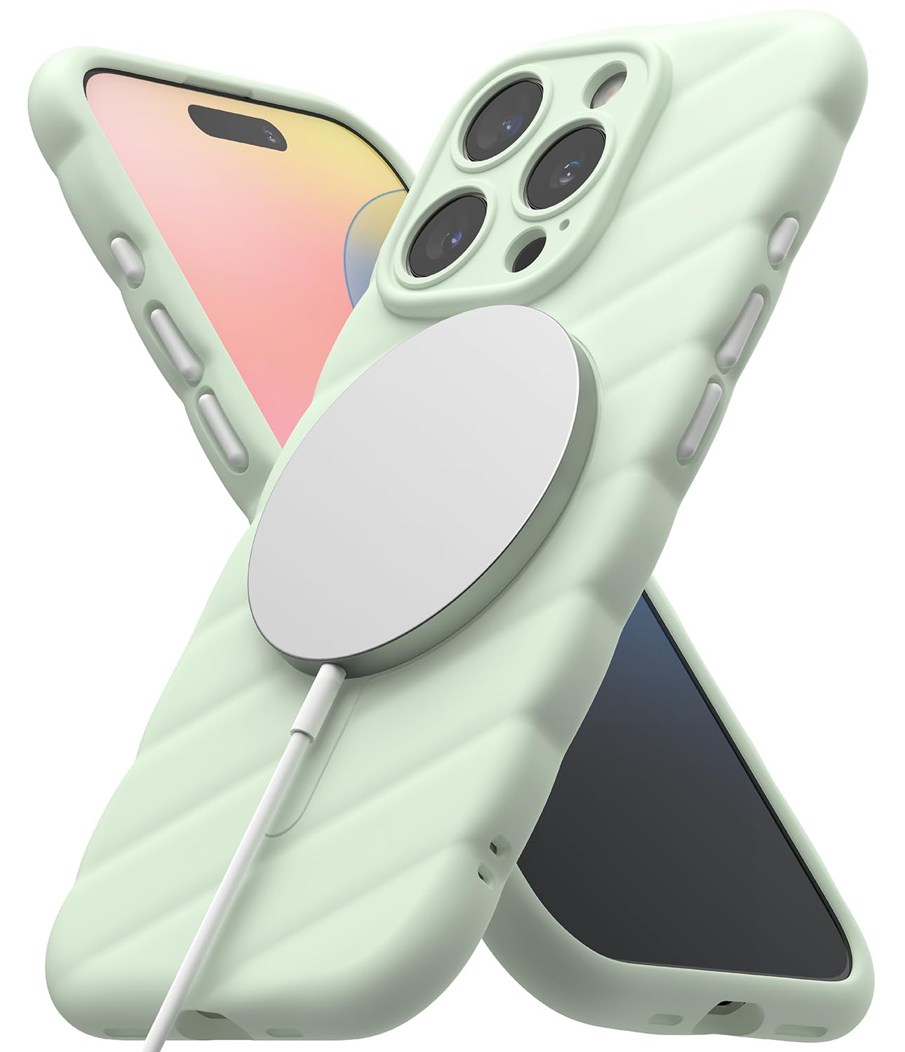 Amazon.com: Ringke Macaron Silicone Magnetic [Compatible with MagSafe ...