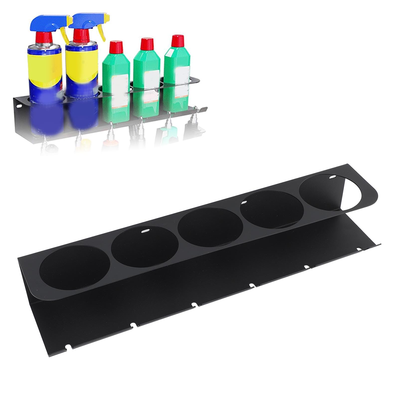 Color Can Holder Tray Wall Mount Holder For Spray Bottles & Cans - 3 Or ...