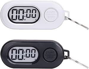 Amazon.com: 2 Pack Keychain Timer, Portable Digital Countdown Timer ...