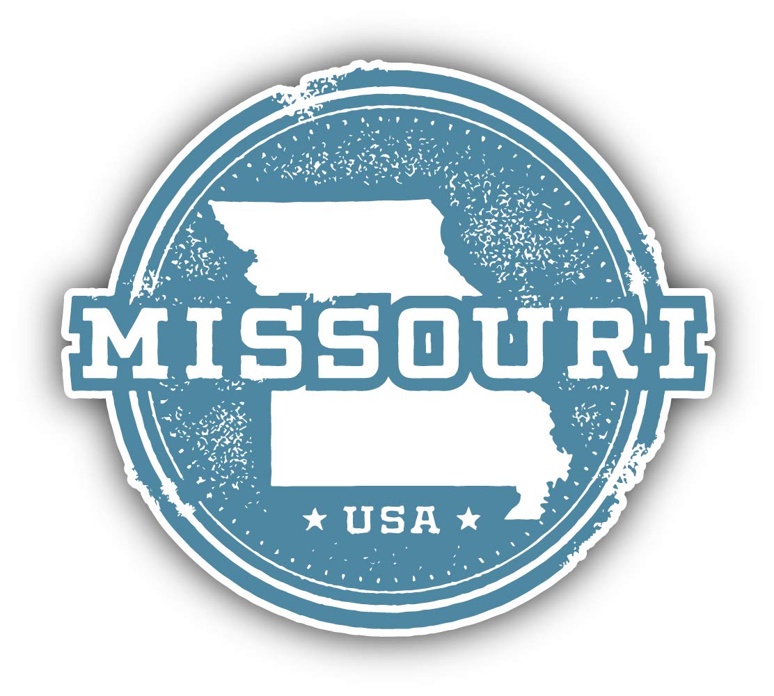 Snapklik.com : Missouri USA State Grunge Map Vinyl Sticker Car Bumper Decal