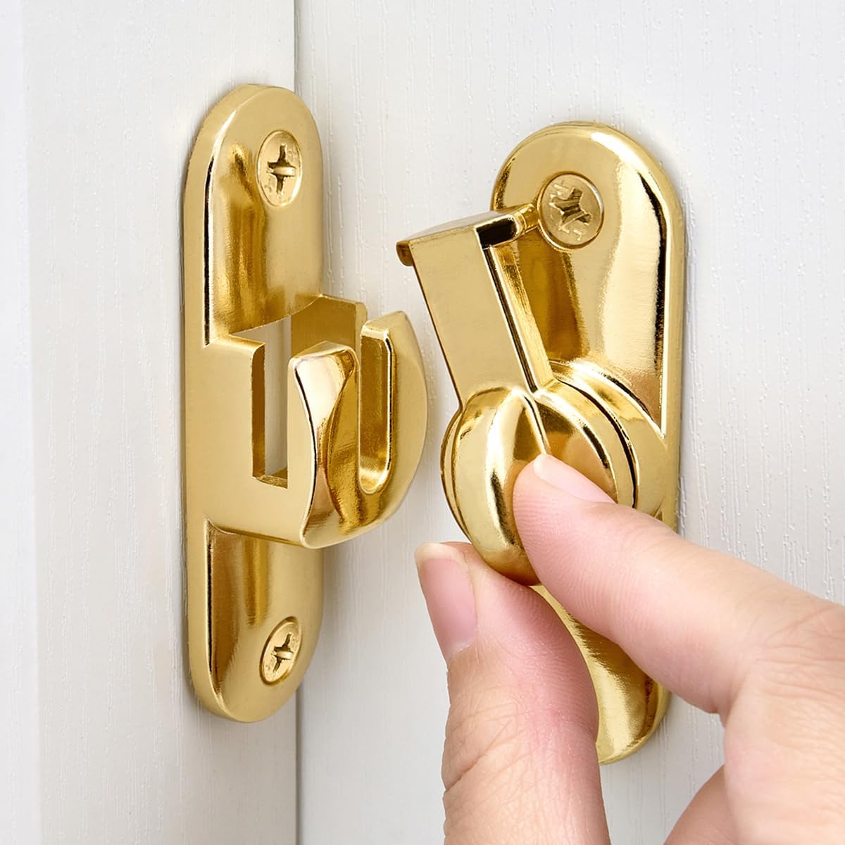 Amazon.com: INIRET 2 Packs Barn Door Latches,90/180 Degree Gate Lock ...