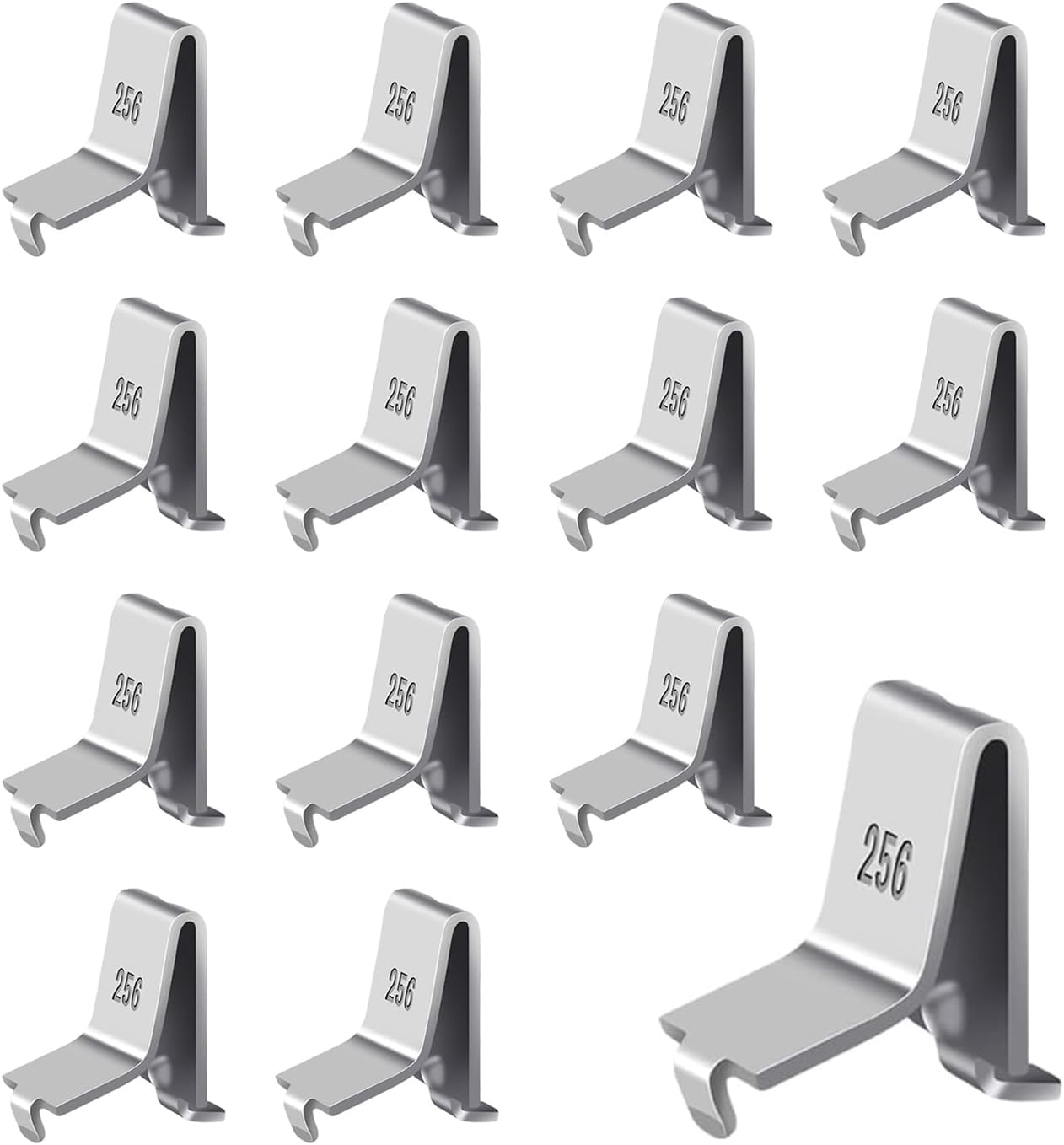 Amazon.com: Adjustable Steel Pilaster Shelf Support Clip – 14Pieces ...