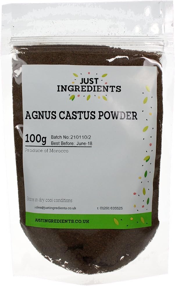 Premier Agnus Castus Powder 500g by JustIngredients : Amazon.co.uk ...