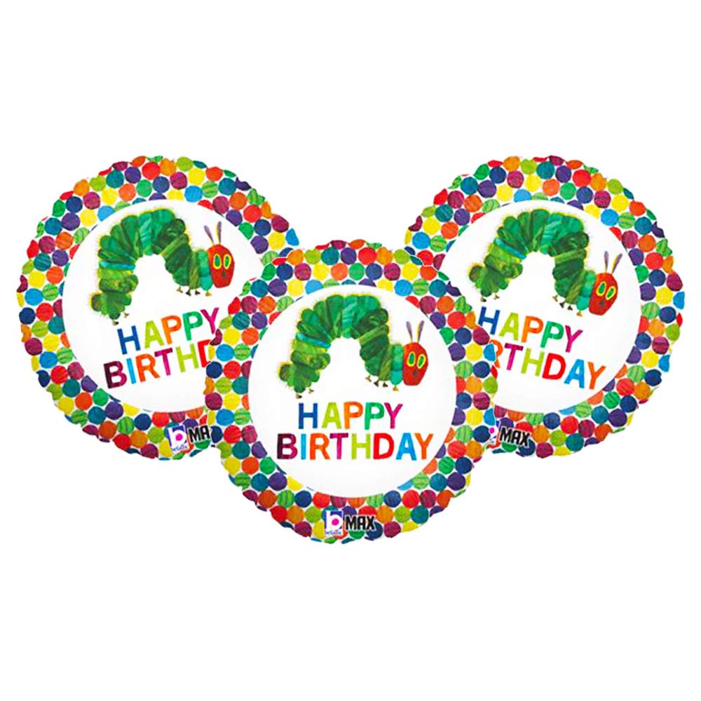Buy Set of 3 Happy Birthday The Very Hungry Caterpillar Eric Carle 18 ...