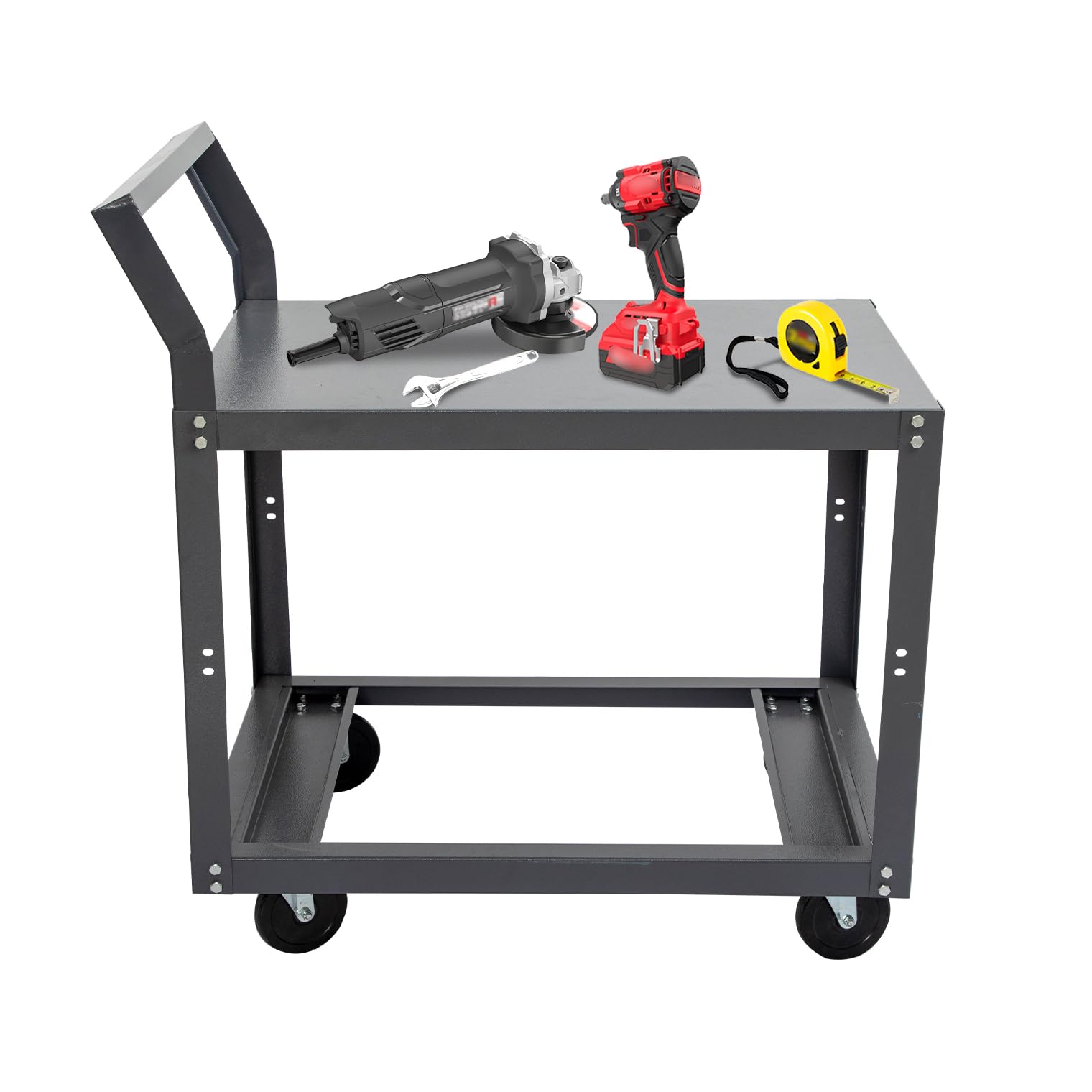 Reykilor 36" Heavy-Duty Adjustable Work Bench with Detachable Handle ...