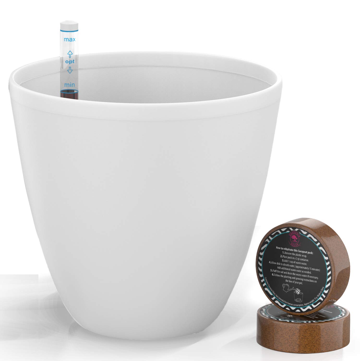 Buy Gardenix Decor 7'' Self Watering ers for Indoor s - Flower Pot with ...