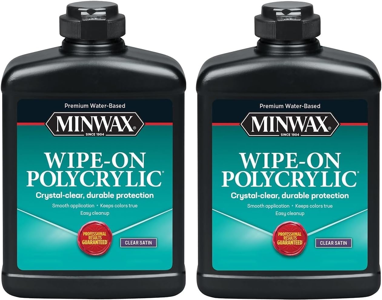 Minwax Wood Finish Water Based Satin Clear 1 Pt - Amazon.com