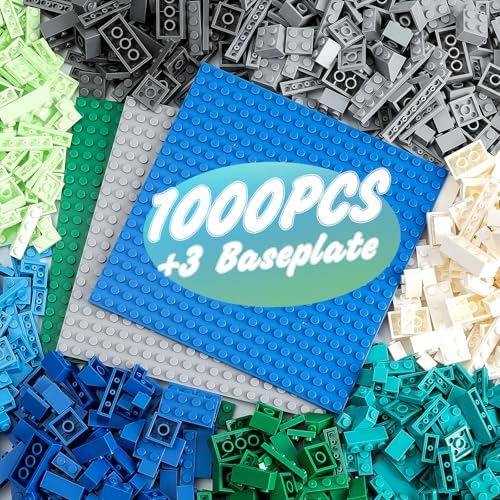 Amazon.com: HUIZDQ 1000 Pieces Classic Building Bricks, Classic ...