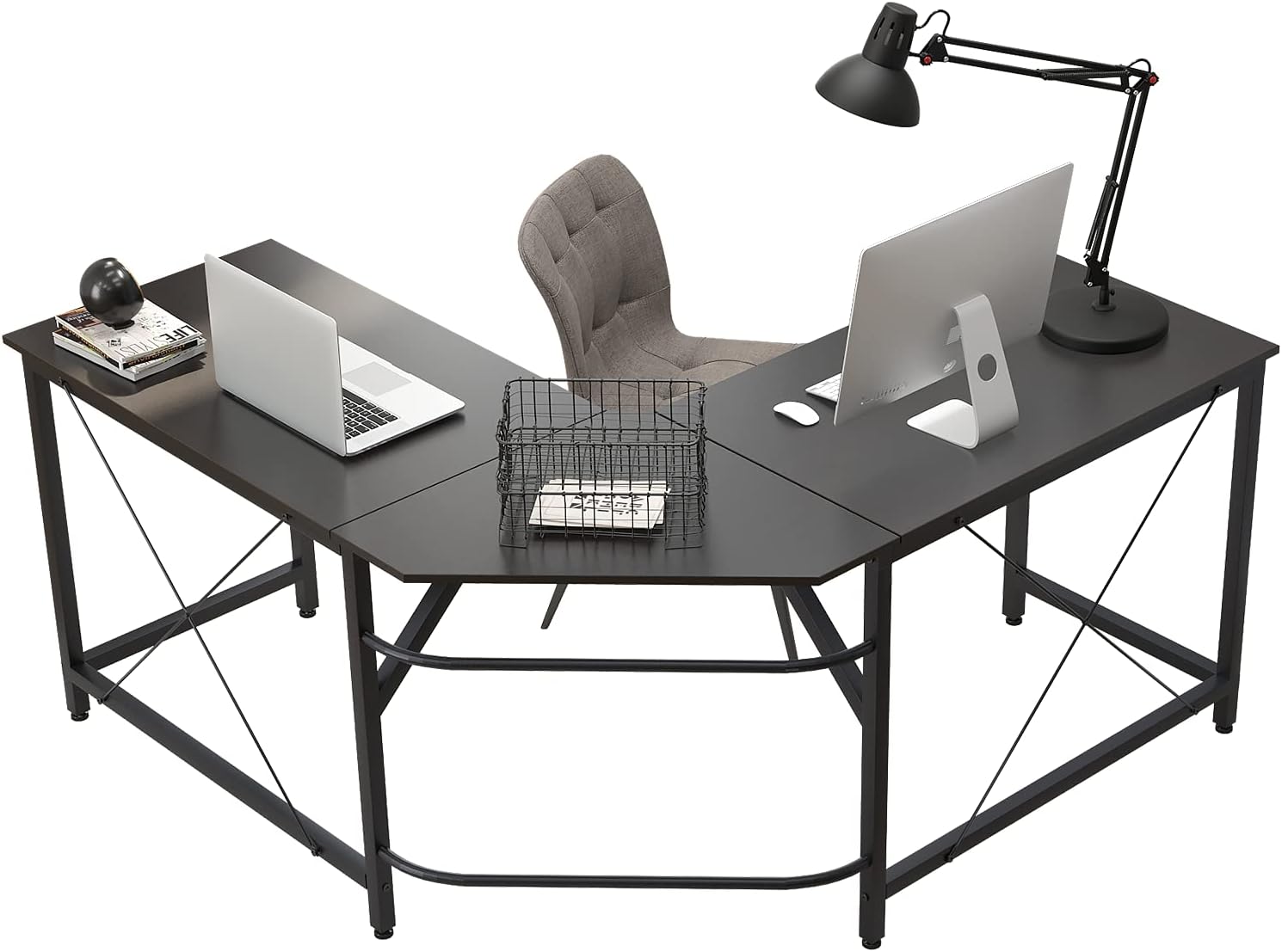 soges Eckschreibtisch Computertisch Gaming Tisch Mit L-Form ...