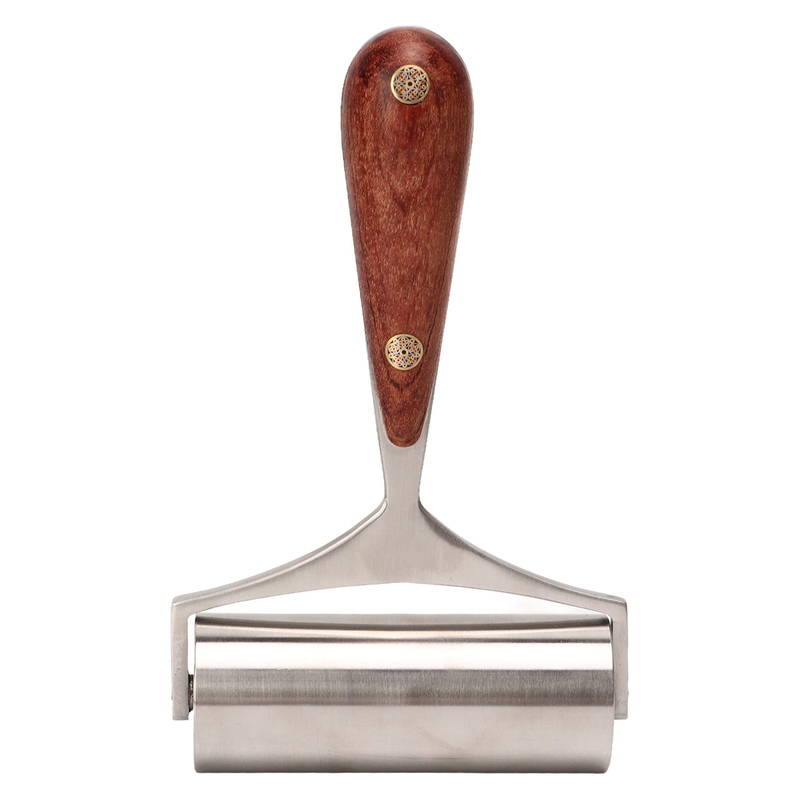Seam Roller For Leather Platen Tools Wooden Handle Leather Rolling ...