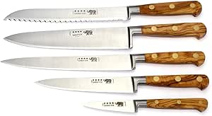 Amazon.com: Thiers-Issard french Sabatier 5-piece cook knife set ...