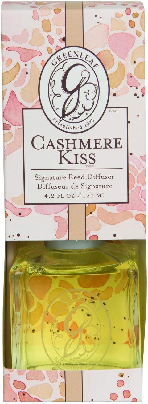 Amazon.com: Cashmere KISS Greenleaf Signature Reed Diffuser : Home ...