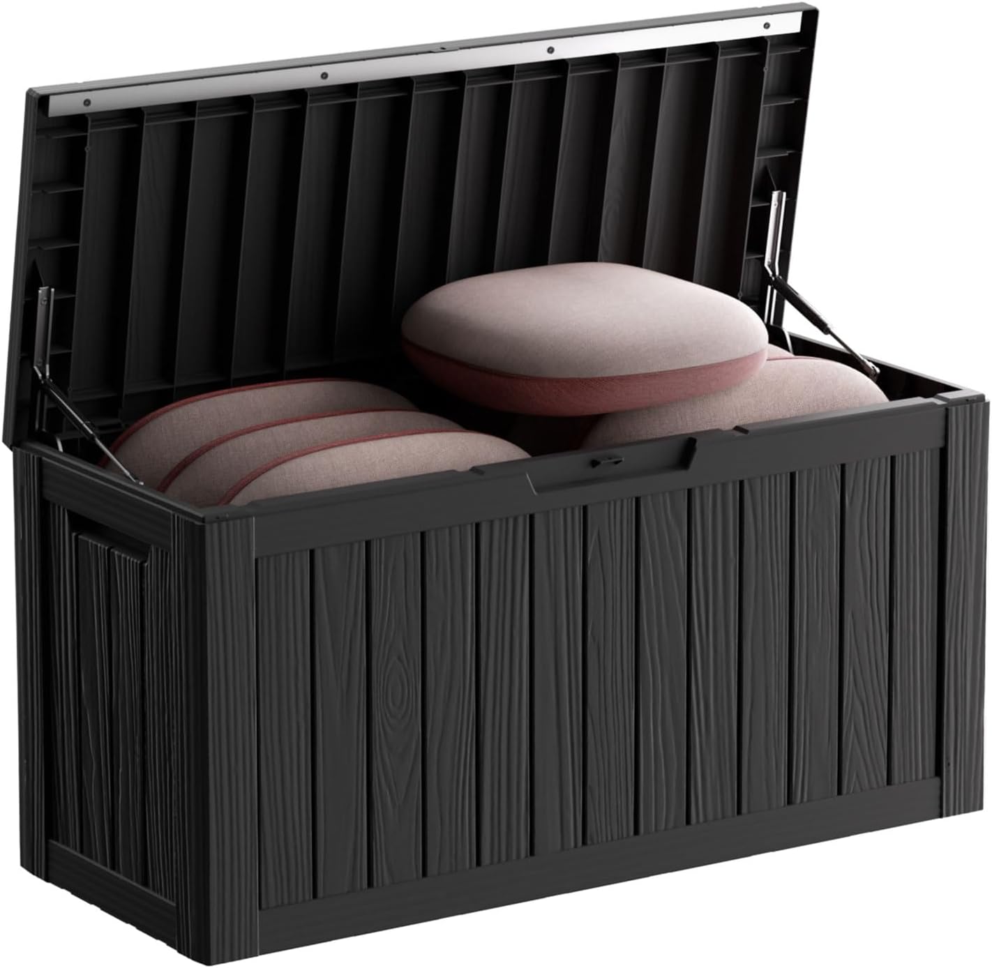 Amazon.com : Keter Comfy 71 Gallon Resin Plastic Wood Look All Weather ...