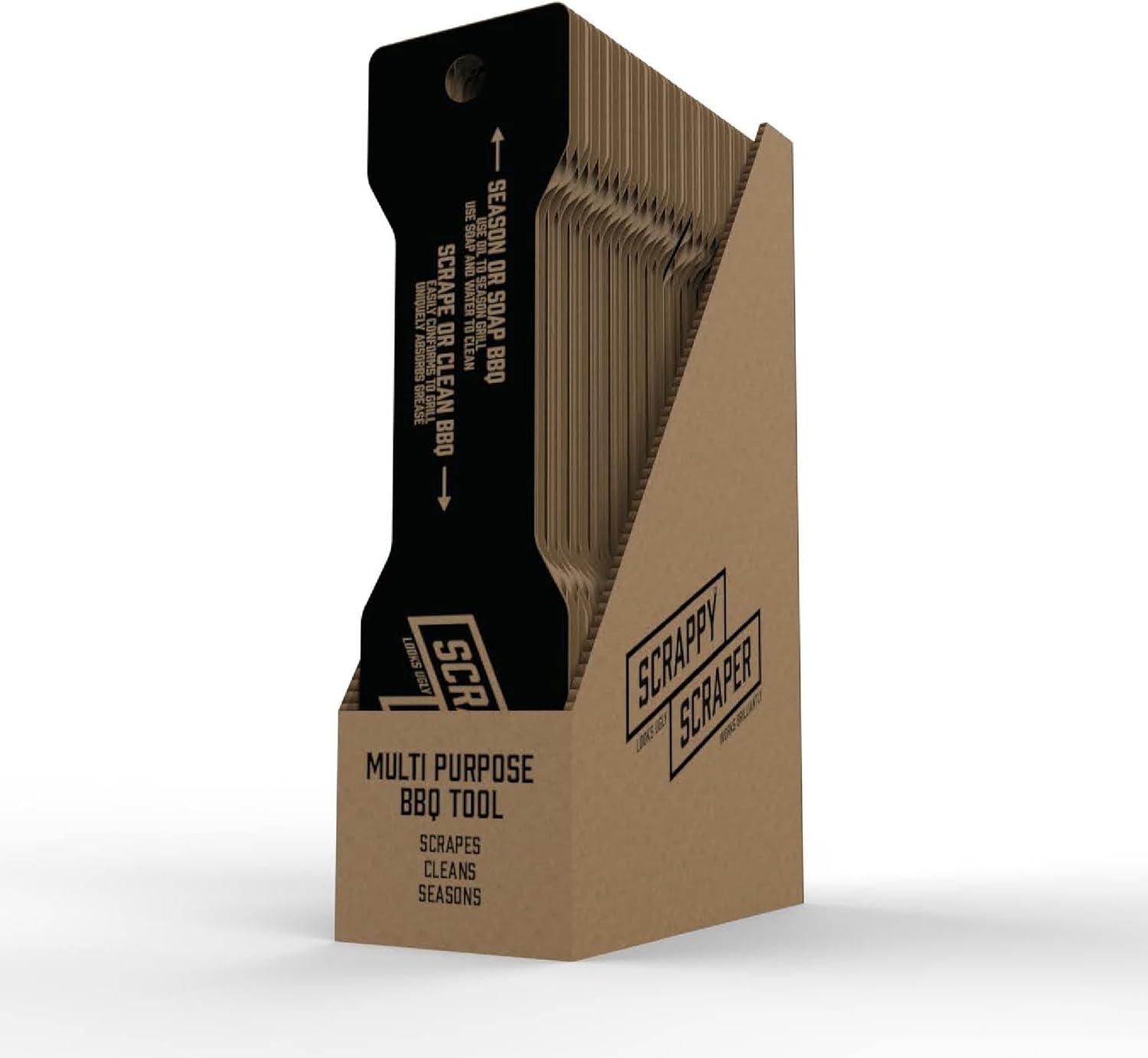 Amazon.com : SCRAPPY SCRAPER Disposable BBQ Scraper - No Metal Bits ...