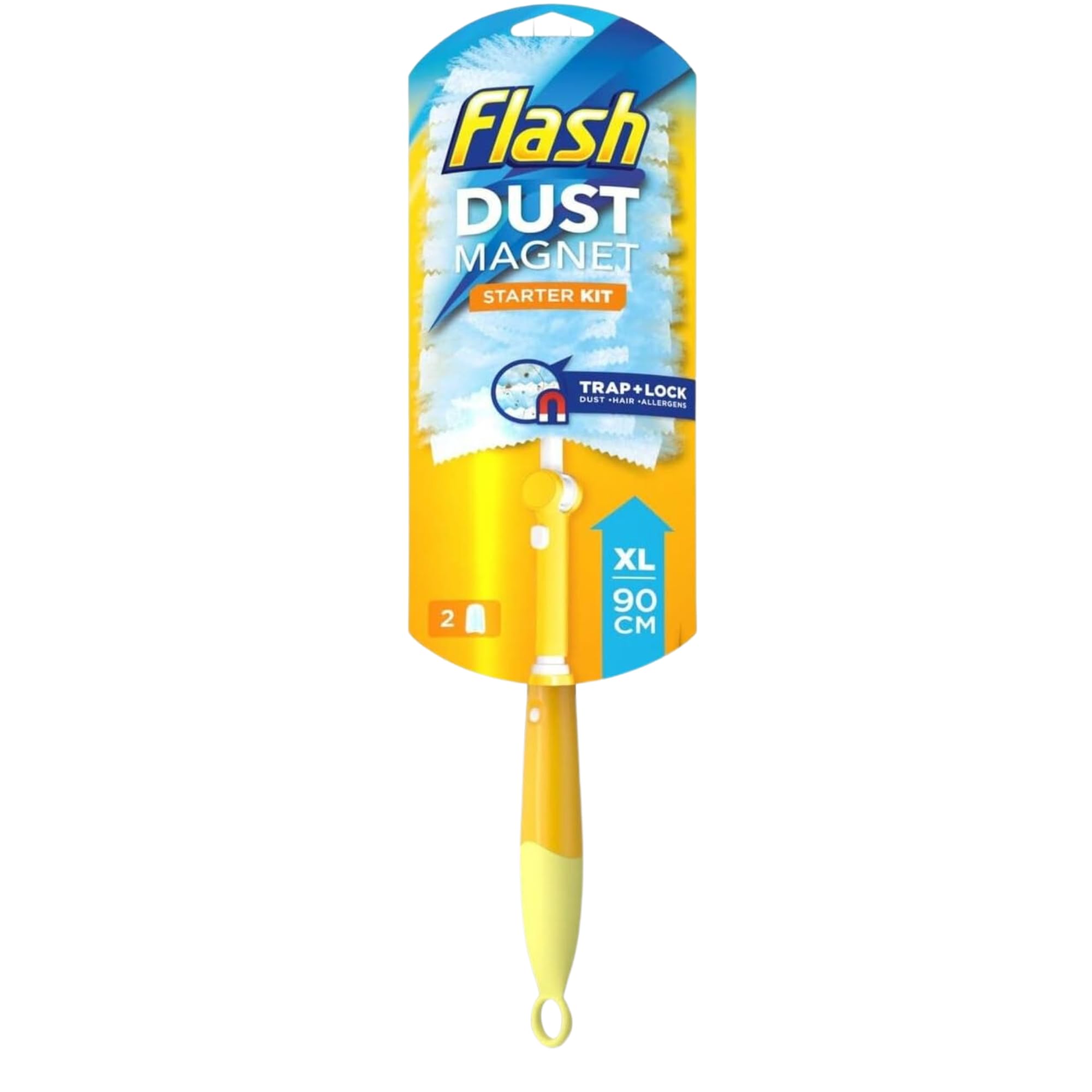 Dust Magnet XL Duster Starter Kit - Extendable Handle up to 90cm for ...