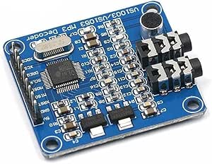 Amazon.com: Rakstore VS1003B VS1053 MP3 Module Development Board Onboard Recording Function ...