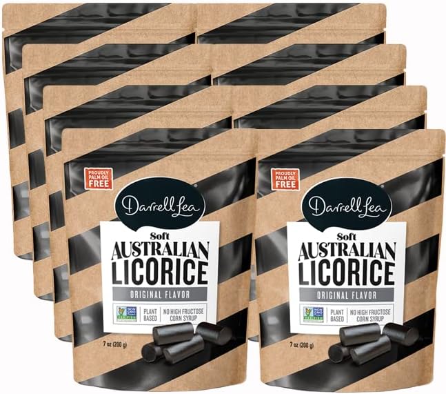 Amazon.com : Darrell Lea Soft Australian Licorice, Original Black ...