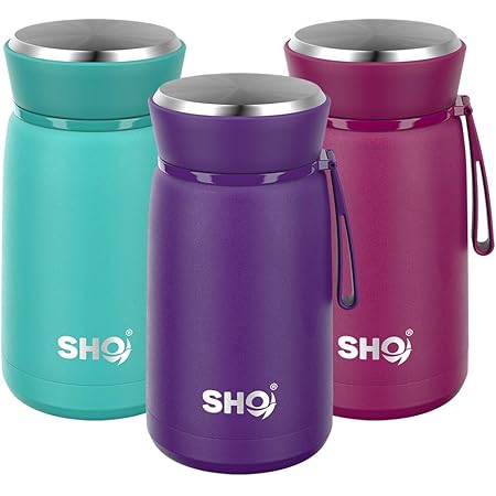 SHO Food Flask - Ultimate Vacuum Insulated, Double Walled Stainless ...