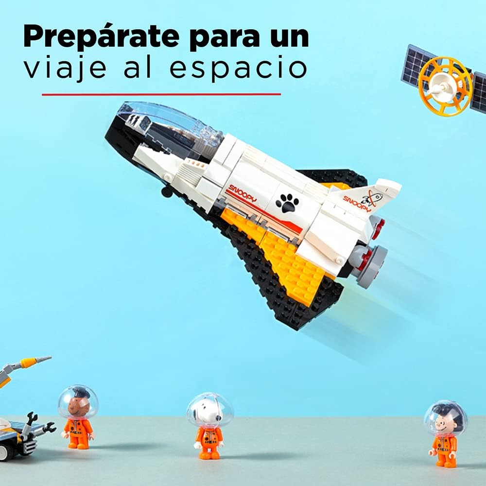 MINISO Snoopy Space Traveler Building Blocks (284 Pieces) Instruction ...