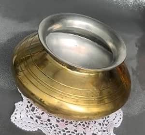 Amazon.com: Jewellary hub Brass Chicken Biryani Handi | Water Pot ...