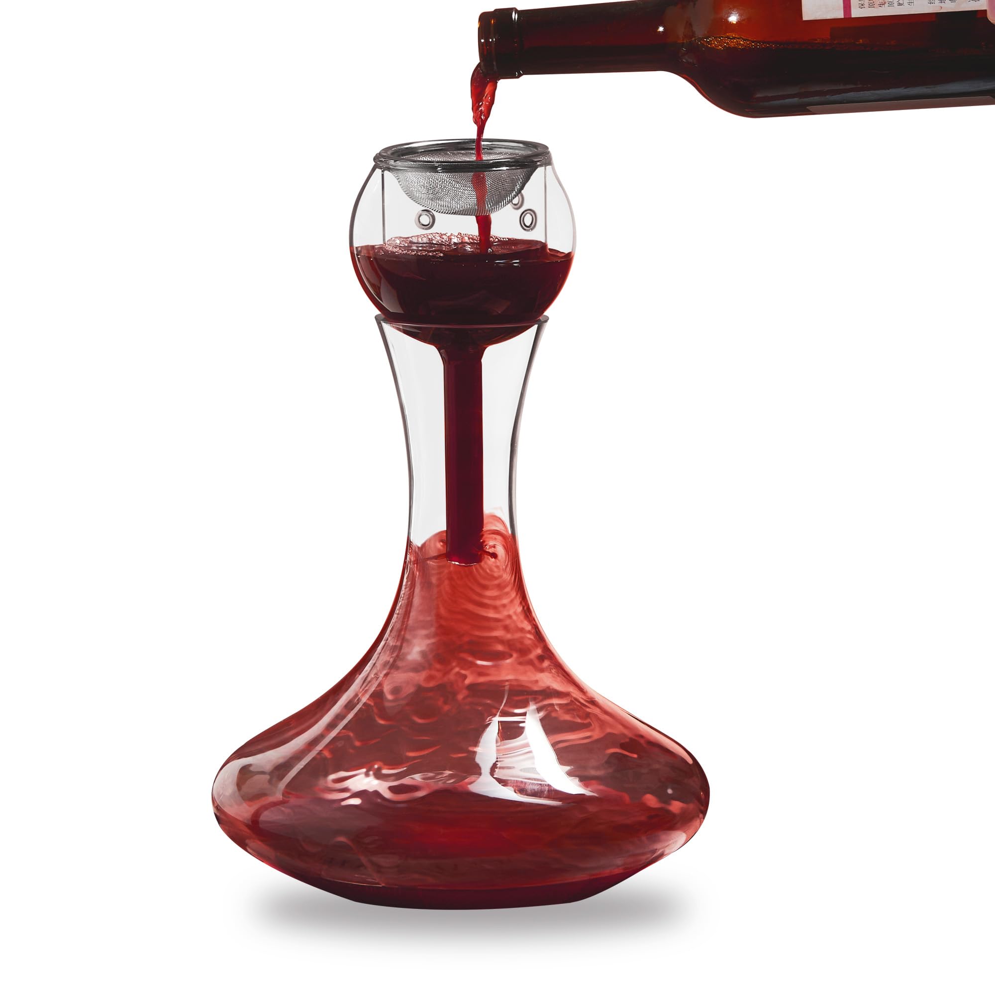 Amazon.com | Fioance Wine Decanter with Aerator - MAX 67oz Capacity ...