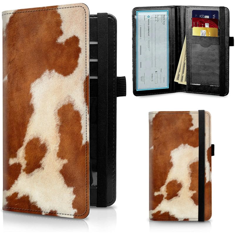 Amazon.com: FUYOCWE Checkbook Cover for Men Women Check book Covers ...