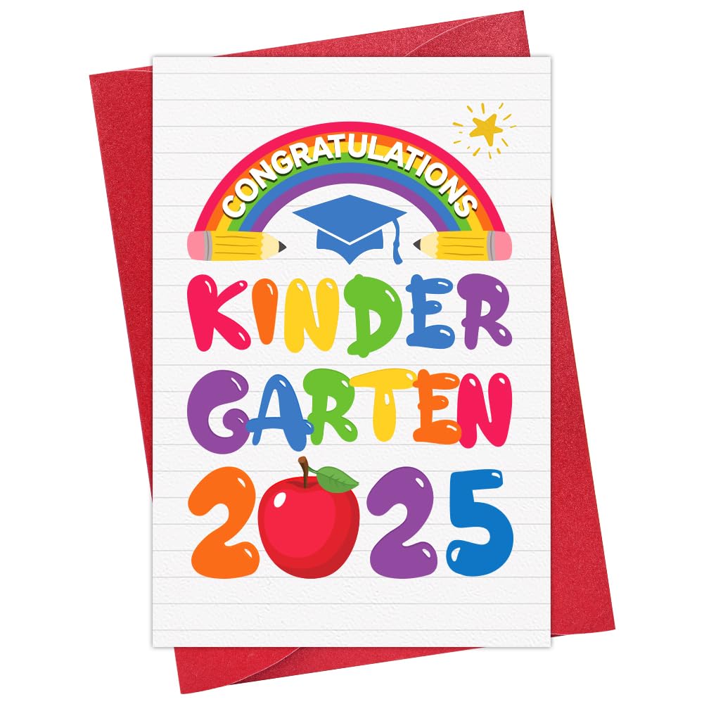 Snapklik.com : WaaHome Class Of 2025 Kindergarten Graduation Card ...