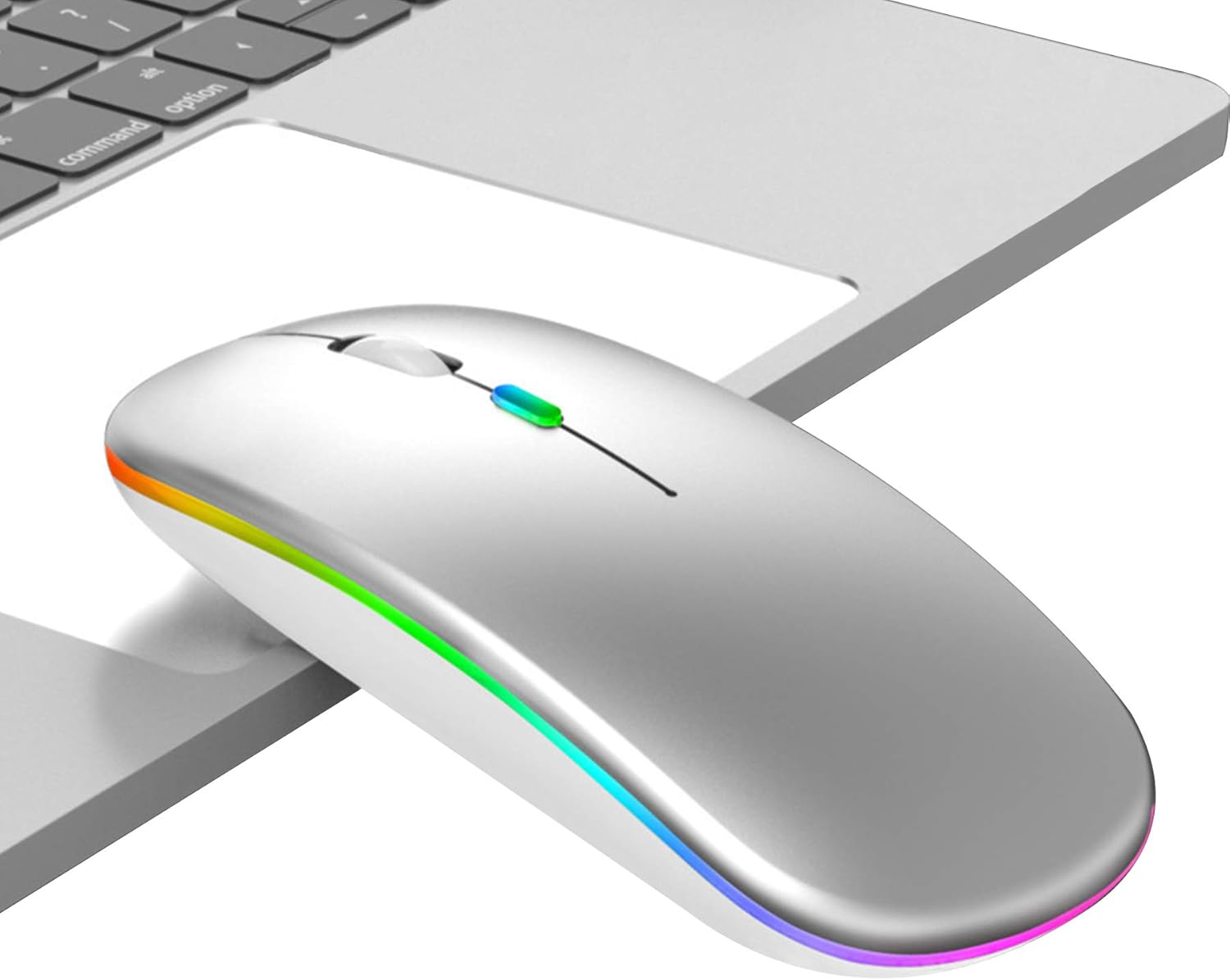 Tragbare Maus für Laptop, PC, Computer, Dual-Modus, 2,4 G, Bluetooth 5. ...