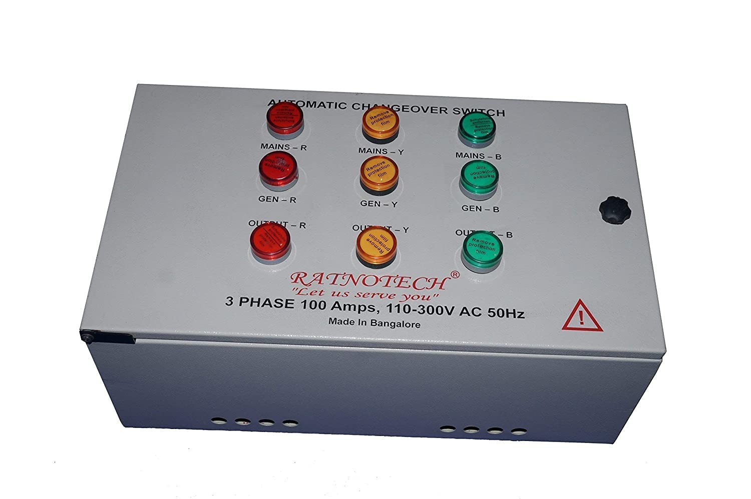 Automatic Changeover Switch (100Amps) THREE Phase : Amazon.in: Home ...