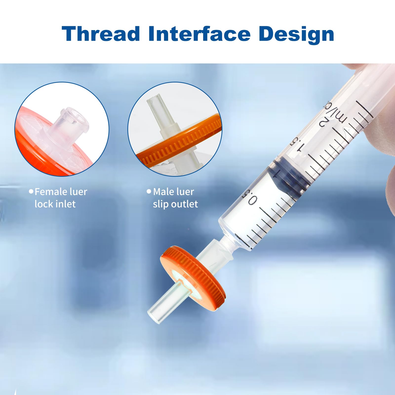 Snapklik.com : Zoomto Syringe Filters Hydrophobic PTFE Membrane 100PCS ...
