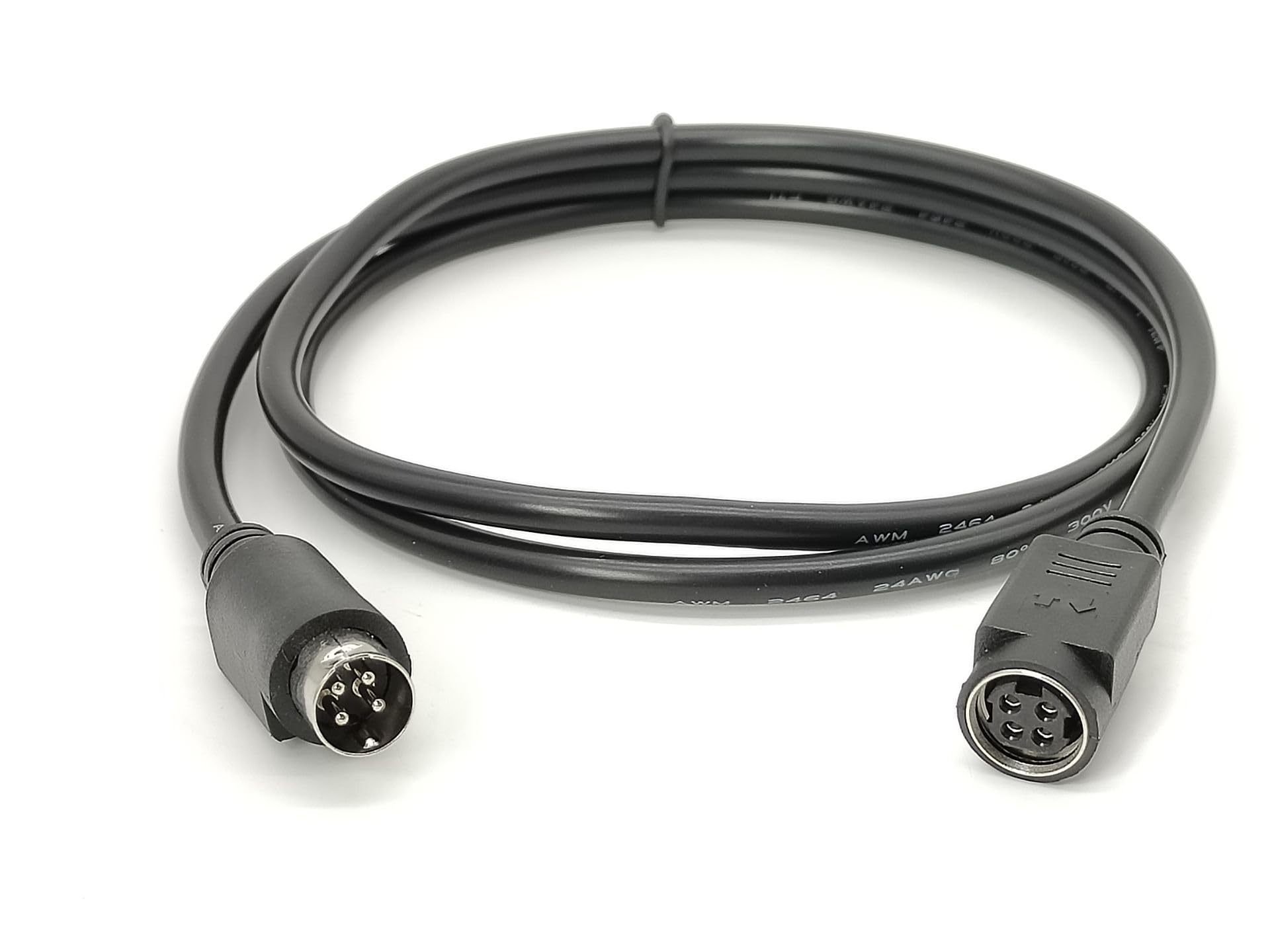 Amazon.com: RIKYJIC 48V Power Cable Din 4 Pin Male to Female Extension ...