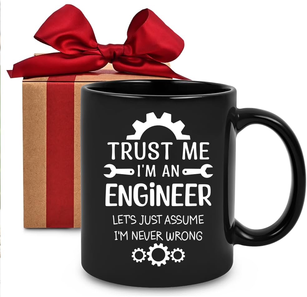 Amazon.com: MAUAG Funny Engineer Coffee Mug Unique Idea, Trust Me, I'm ...