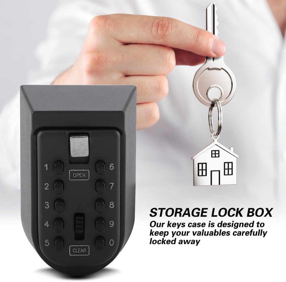 Key Safe Key Safe Key Box with Number Combination Key Safe Key Lock Box ...