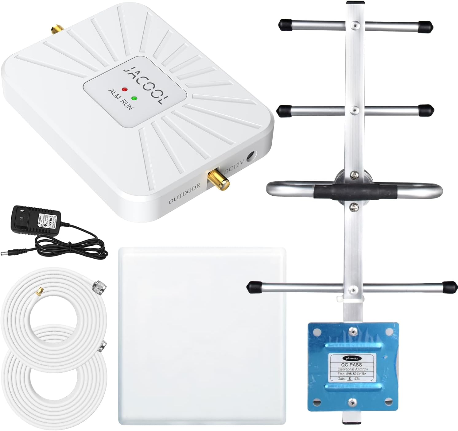 Amazon.com: Cell Phone Signal Booster for Home and Office | 65dB High ...