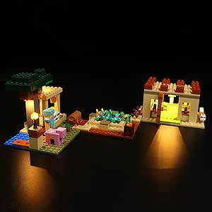 Amazon.com: BrickBling LED Light for Lego Minecraft Villager Raid 21160 ...