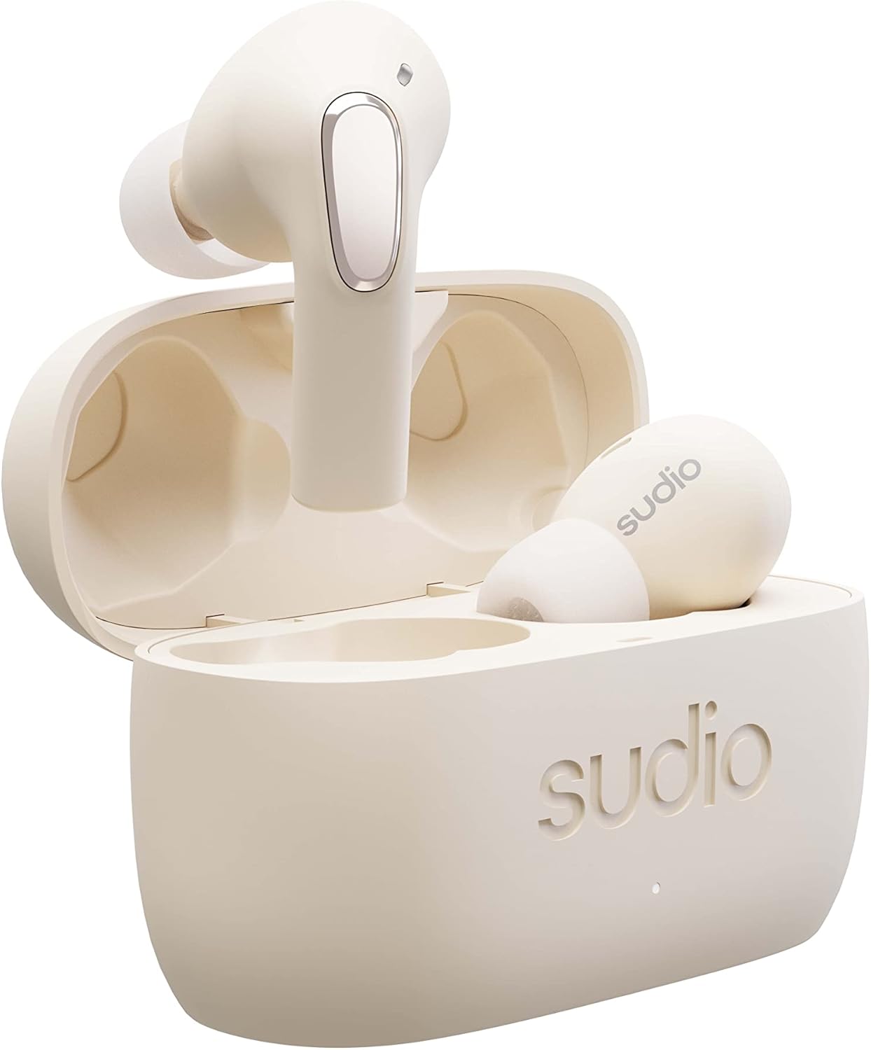 Amazon.co.jp: 【国内正規品】SUDIO E2 (クリーム) ワイヤレスイヤホン Bluetooth5.2 iOS Android ...