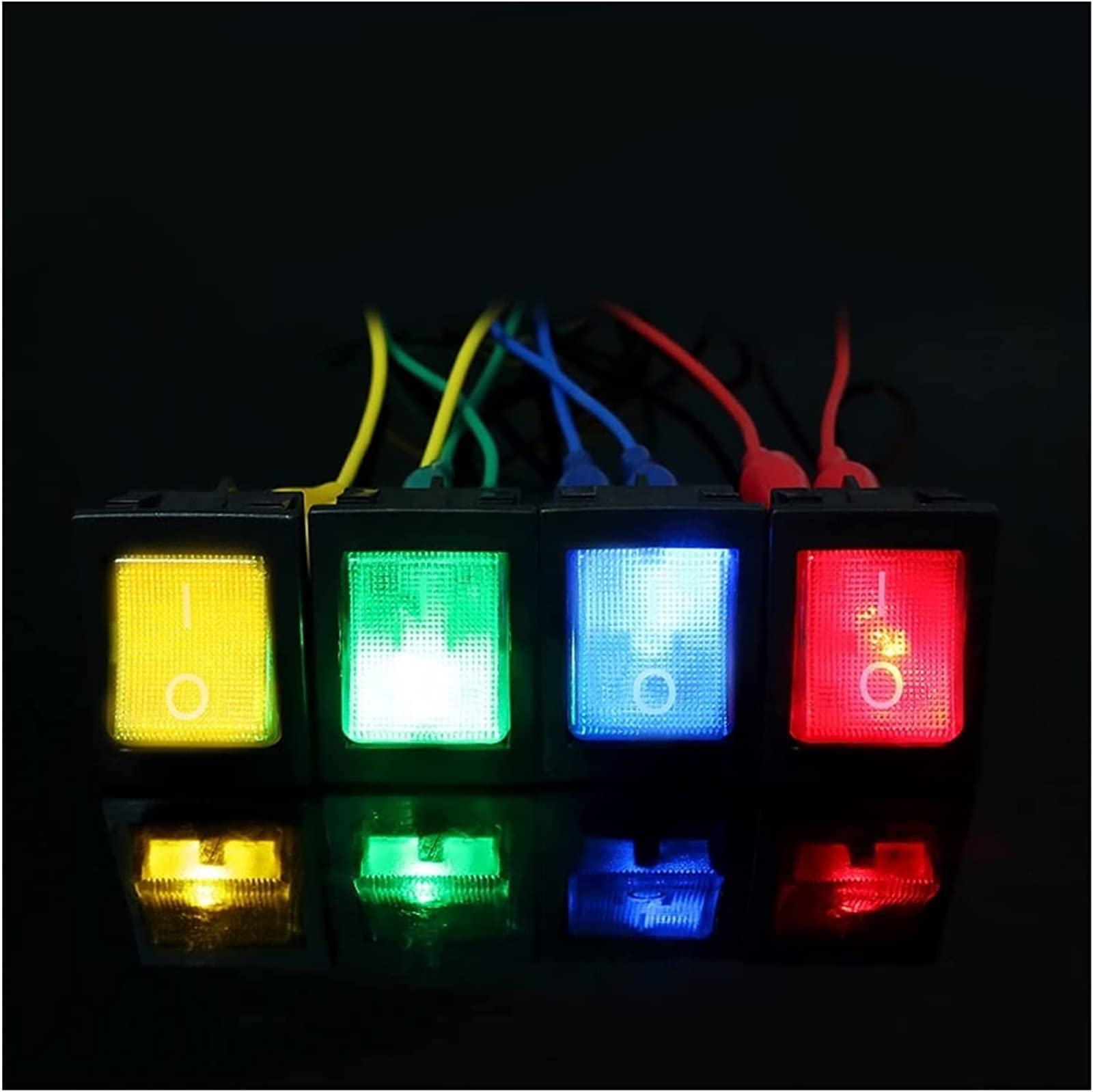 30A 250V Toggle Switch Heavy Duty Waterproof Rocker Switch - 30A/250V ...